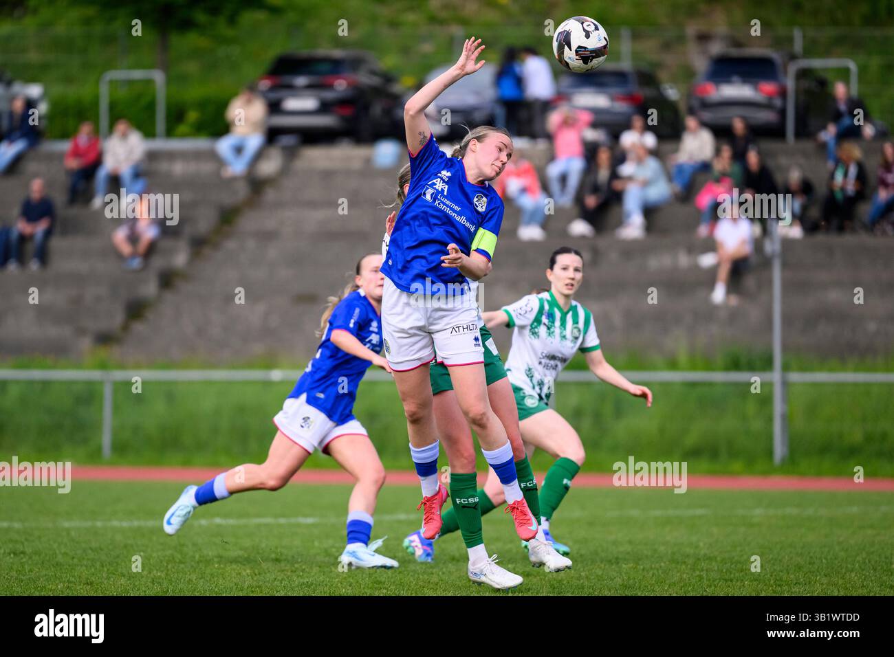 26/04/2025, Luzern, Hubelmatt, Women's Super League Platzierungsspiel ...