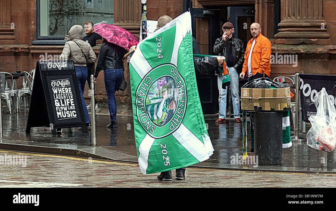 Glasgow, Scotland, UK. 26th April, 2025. Celtic win title in dundee as ...