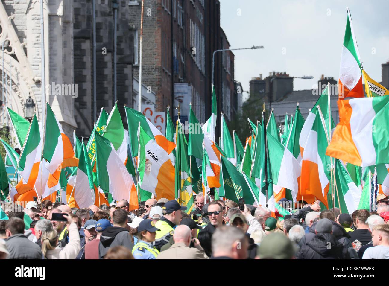Dublin, Ireland - 26th April 2025 - Image from the National Protest for ...