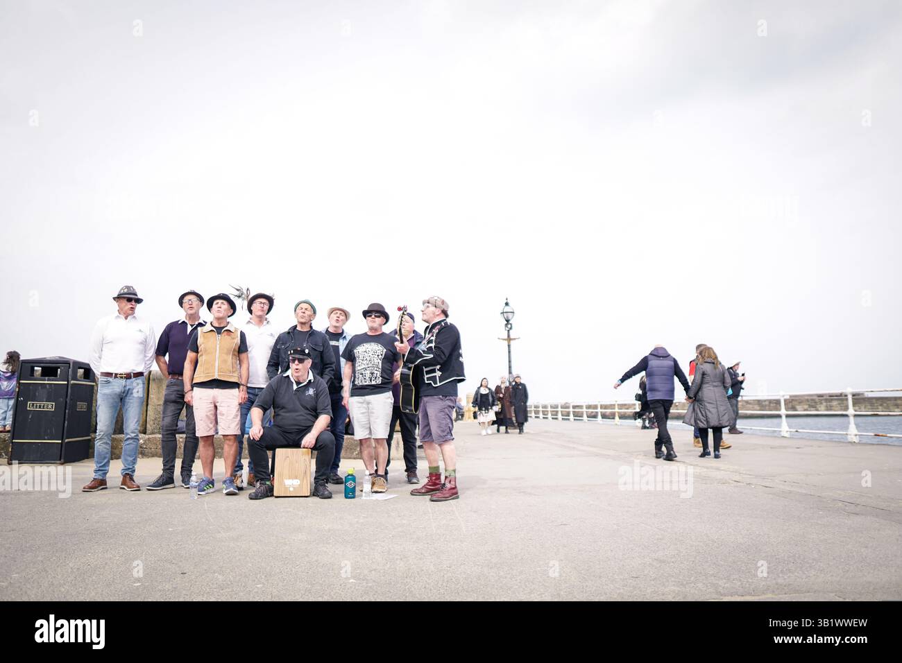 Whitby, United Kingdom, 26th. April, 2025. Gothic cosplayers gather in ...