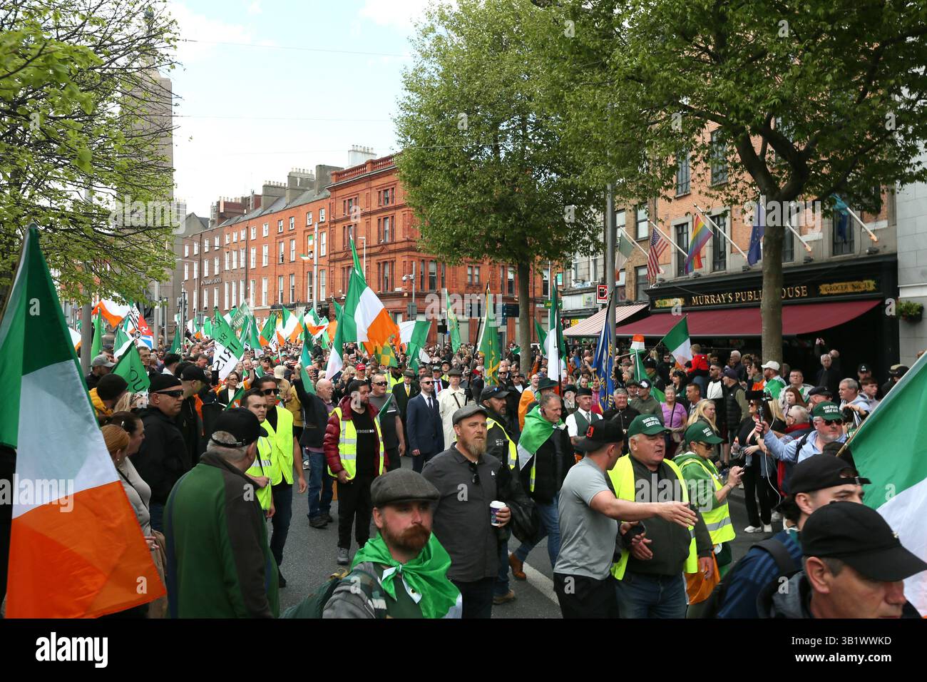 Dublin, Ireland - 26th April 2025 - Image from the National Protest for ...
