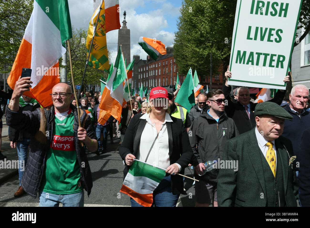 Dublin, Ireland - 26th April 2025 - Image from the National Protest for ...