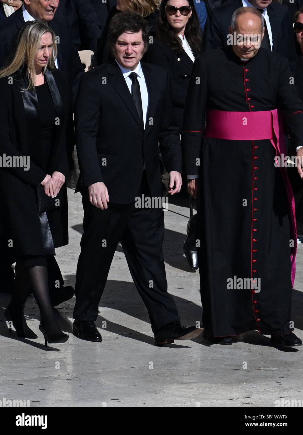 Vatican City, Vatican. 26th Apr 2025. Javier Milei President of ...