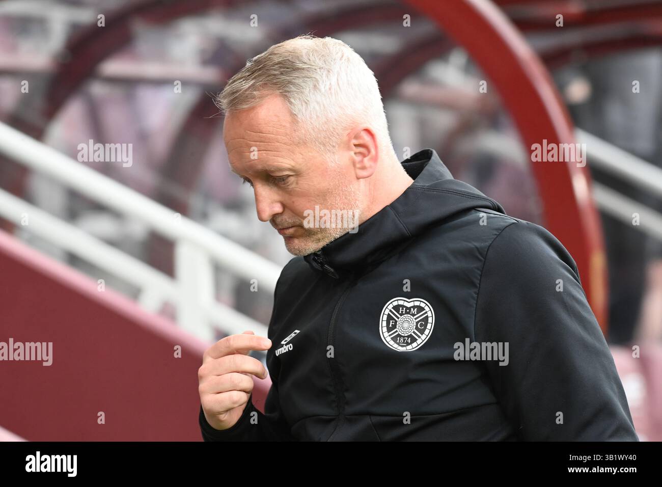 Tynecastle Park .Edinburgh. Scotland UK. 26th April 25 William Hill ...