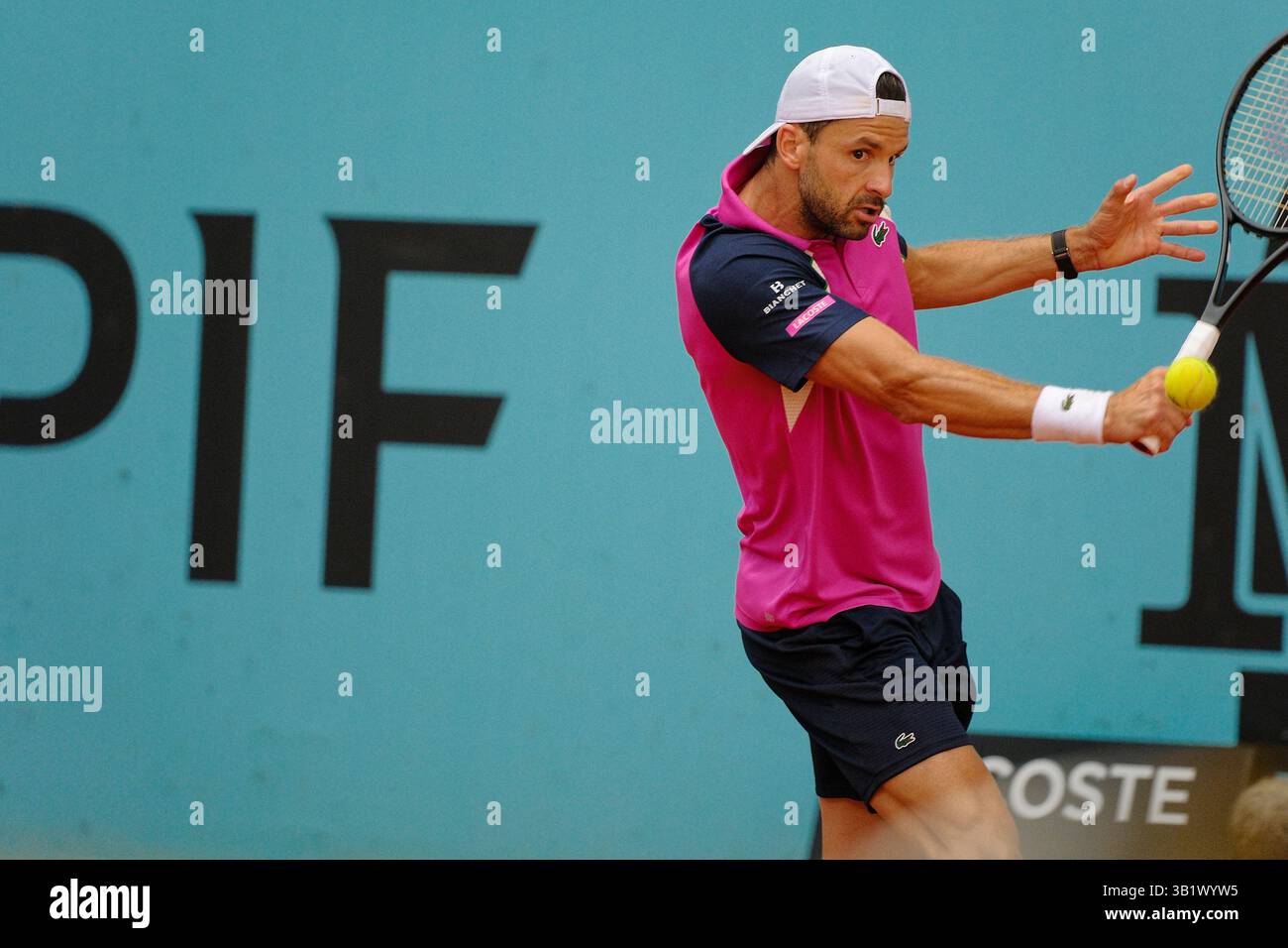 Madrid, Spain. 26th Apr, 2025. Tennis ATP: Mutua Madrid Open tennis ATP, Grigor Dimitrov (BUL ...