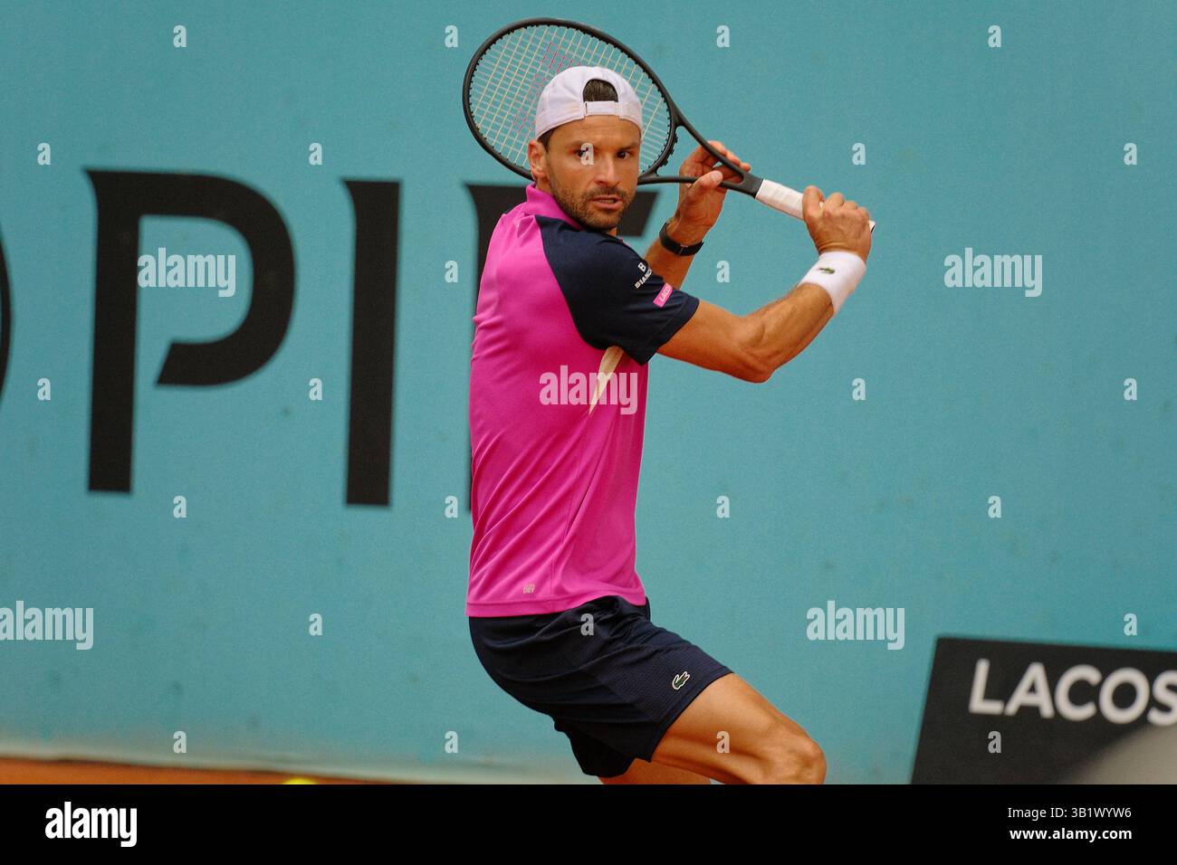 Madrid, Spain. 26th Apr, 2025. Tennis ATP: Mutua Madrid Open tennis ATP, Grigor Dimitrov (BUL ...