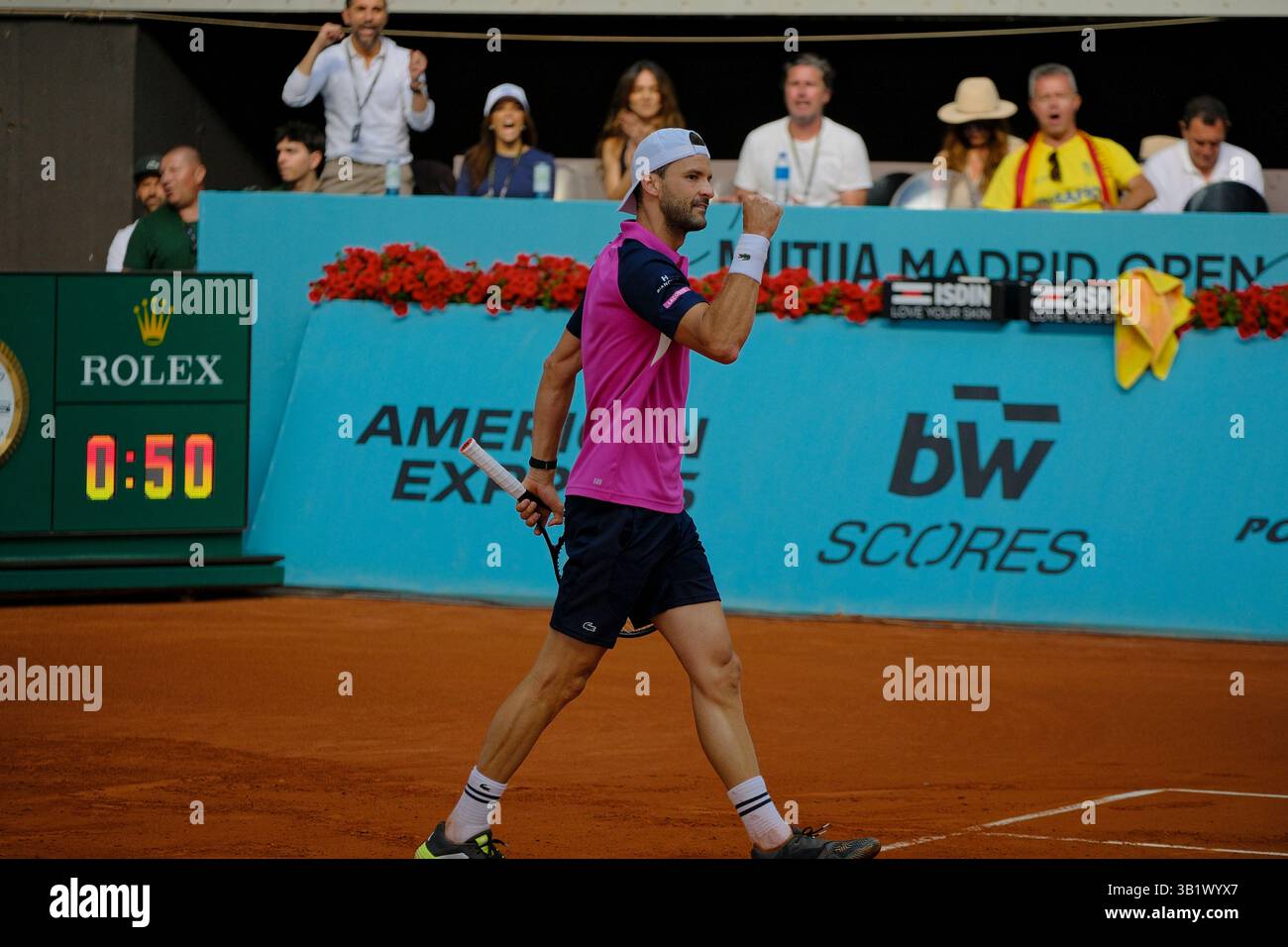 Madrid, Spain. 26th Apr, 2025. Tennis ATP: Mutua Madrid Open tennis ATP, Grigor Dimitrov (BUL ...