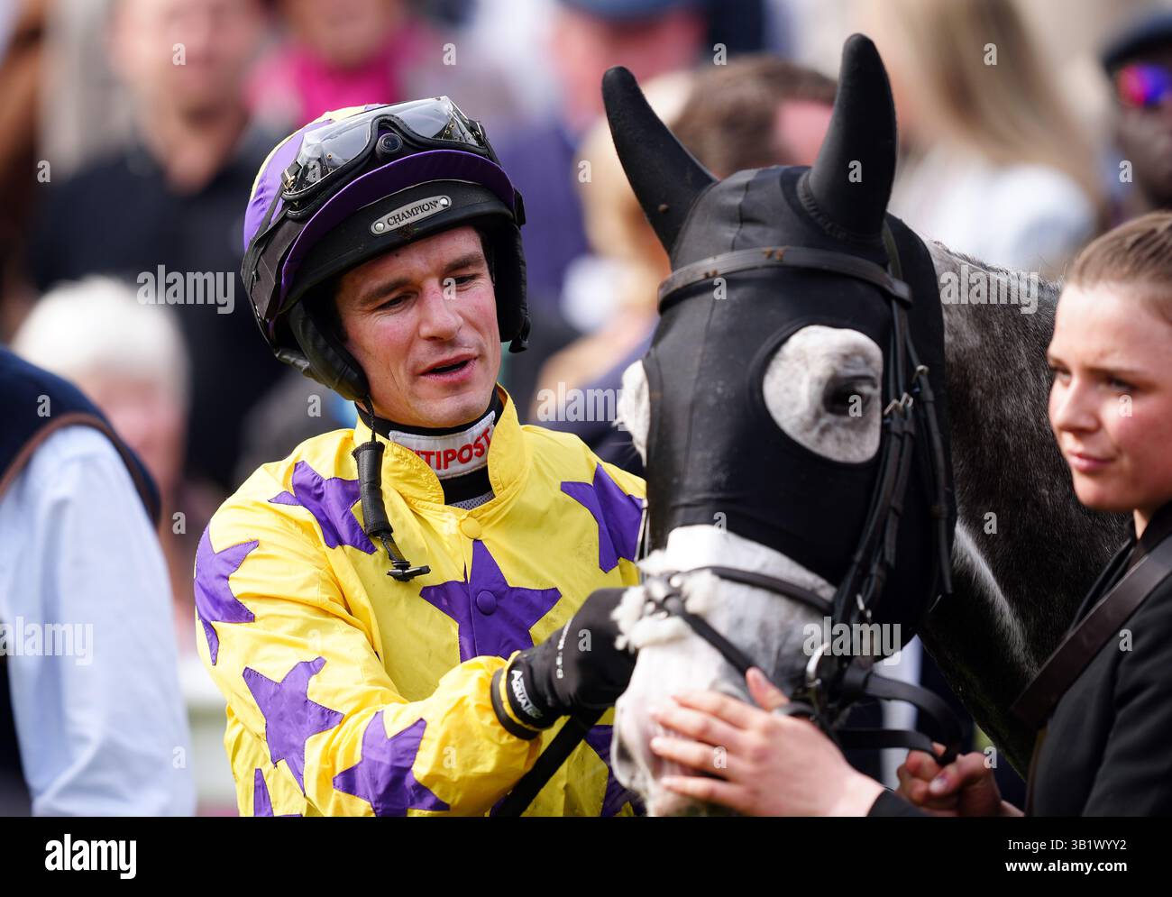 Il Etait Temps and jockey Danny Mullins after winning the bet365 ...