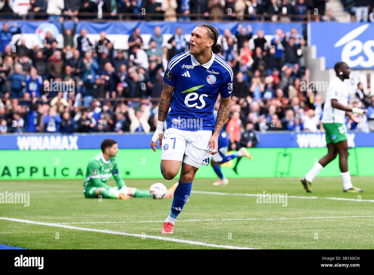 07 Diego MOREIRA (rcsa) during the Ligue 1 McDonald's match between ...