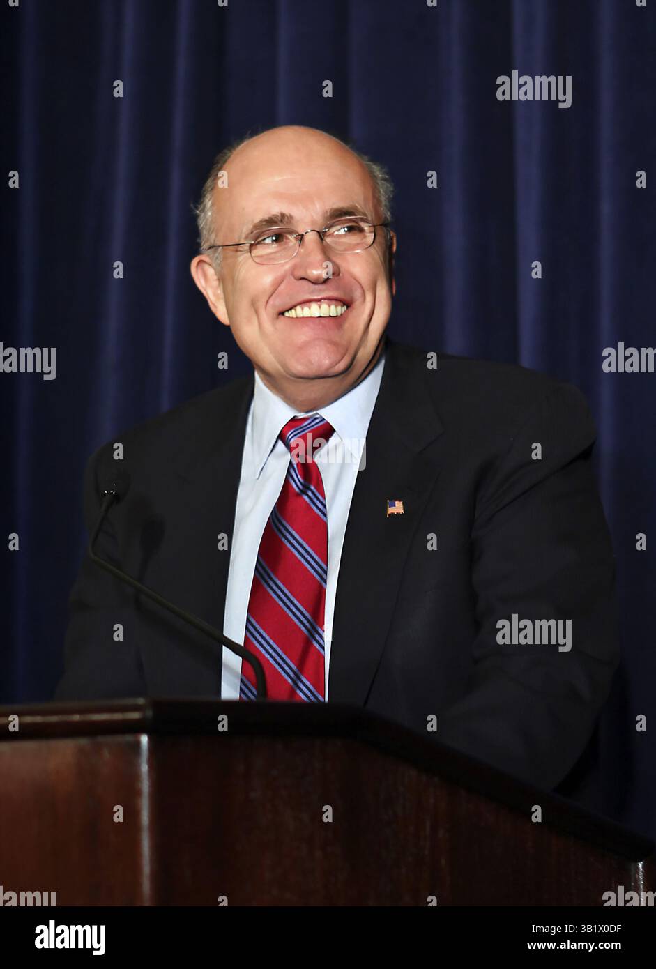 Rudy Giuliani. Portrait of the former Mayor of New York City, Rudolph ...