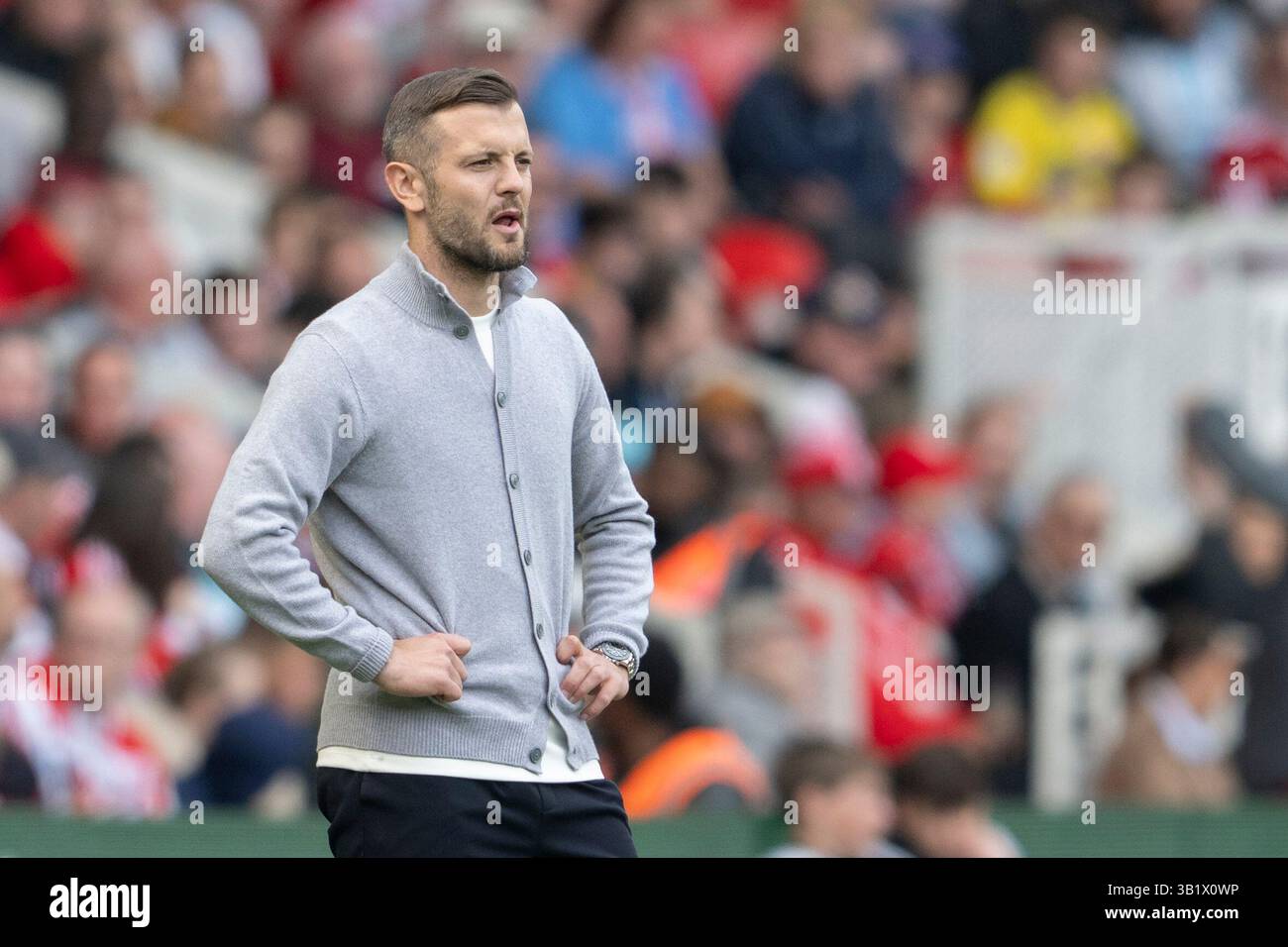 Norwich City Manager Jack Wilshere during the Sky Bet Championship ...