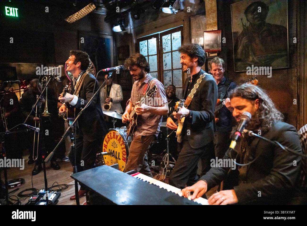 David Shaw, from left, Rick Mitarotonda of Goose, John Maestas, and Andriu Yanovski perform at ...