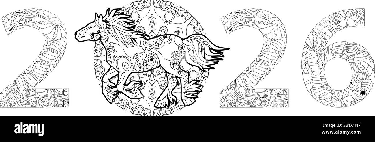 2026 horse hi-res stock photography and images - Alamy