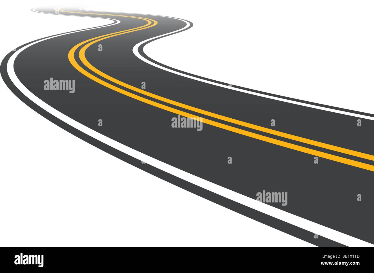 Road going forward Cut Out Stock Images & Pictures - Alamy