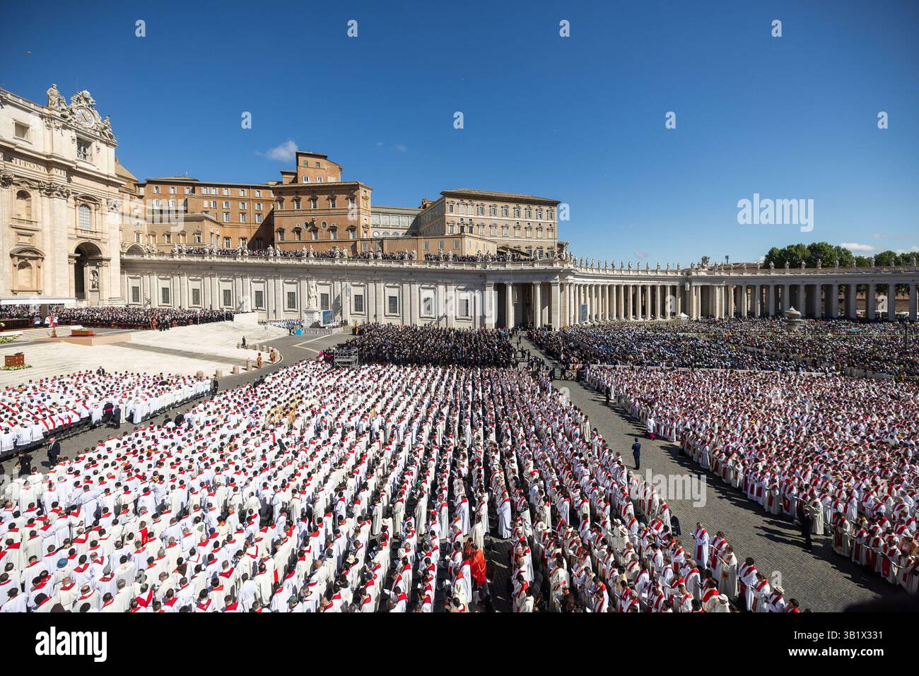 Rome, Italy. 26th Apr 2025. The funeral of Pope Francis on April 26 ...