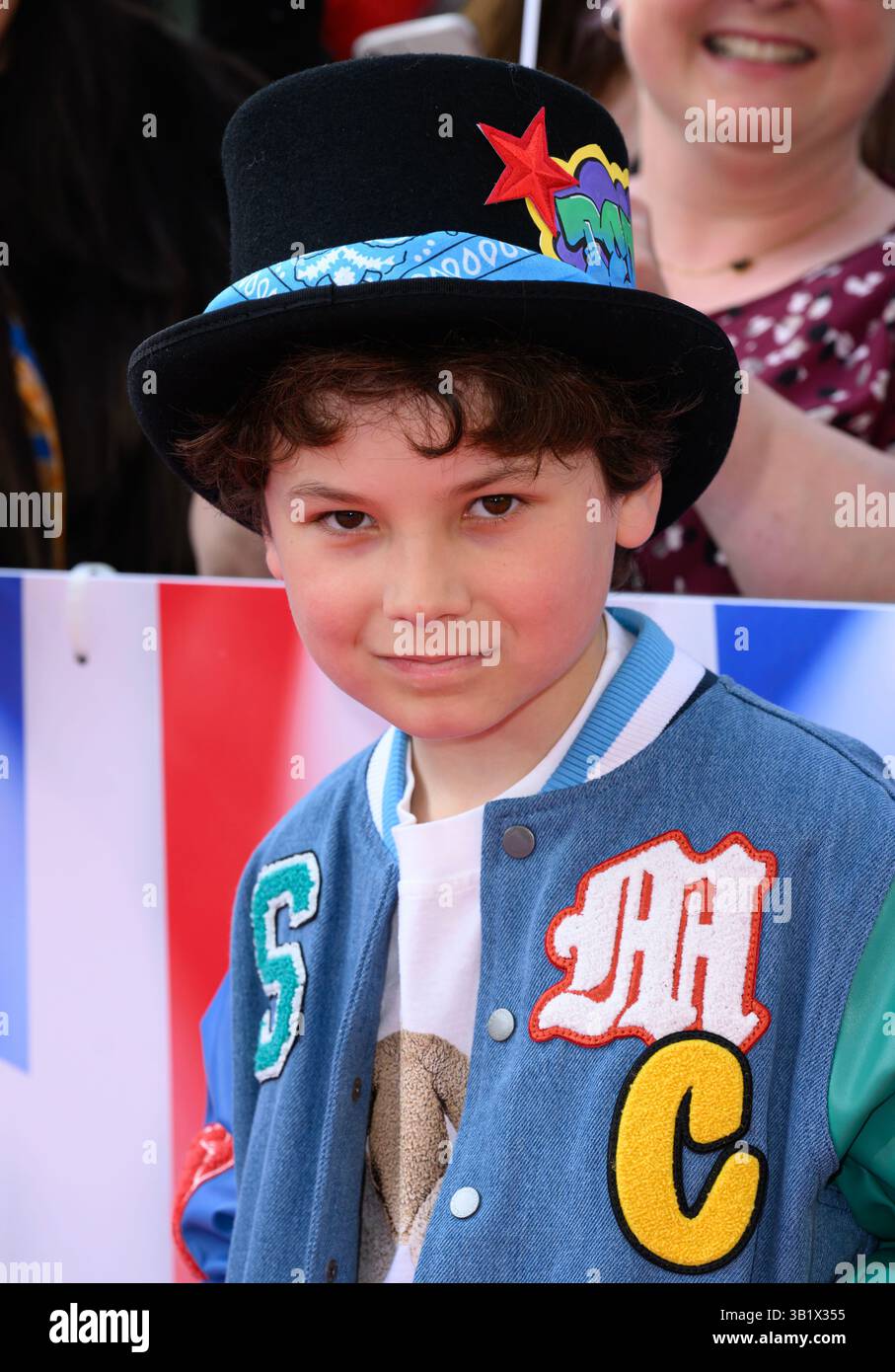 London, UK. April 26th, 2025. Teddy Magic arriving on the Britain’s Got ...