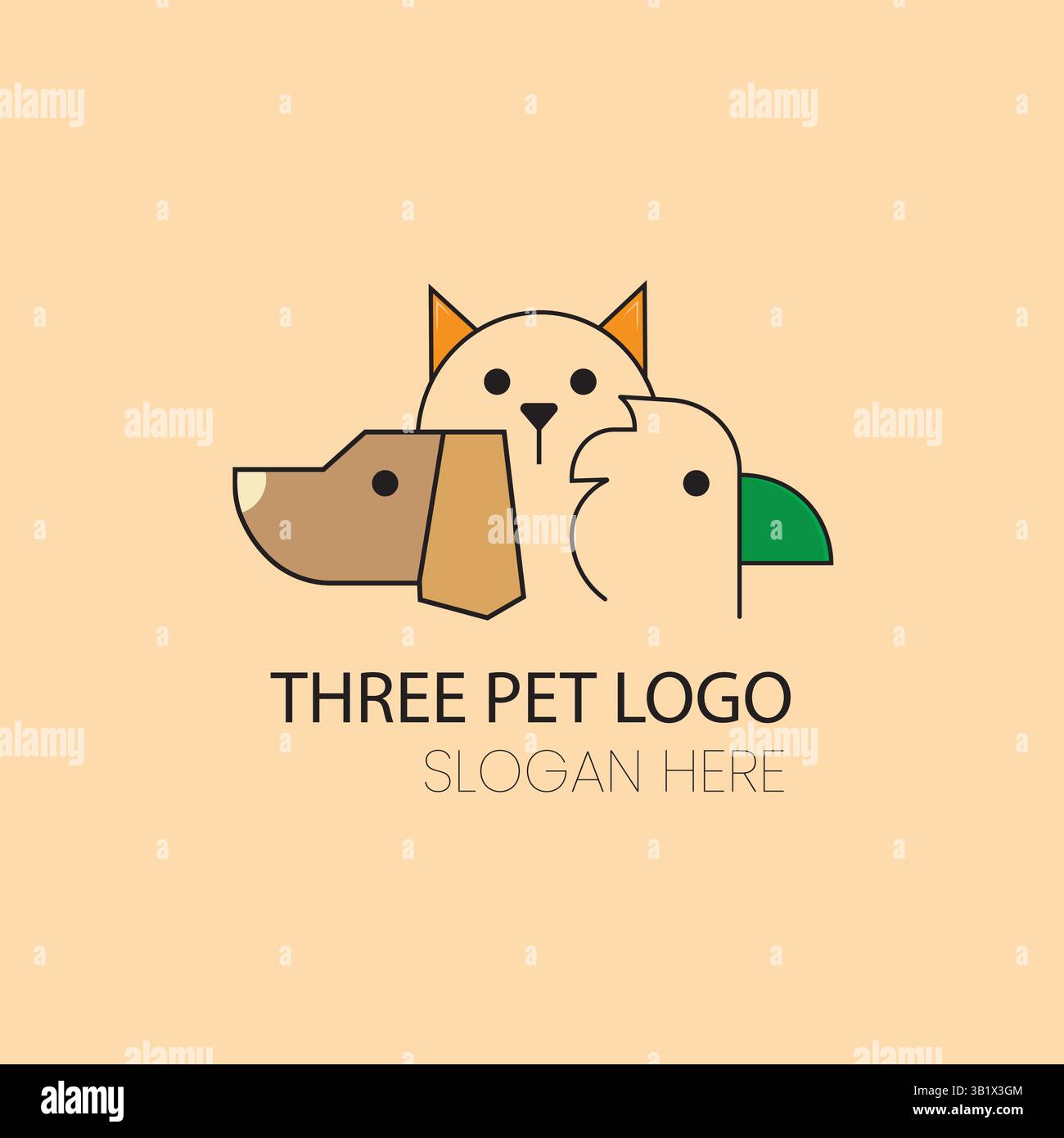 Shapes on pastel colors Stock Vector Images - Alamy