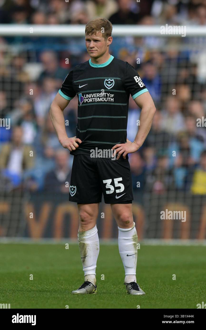 Portsmouth's Rob Atkinson during the Sky Bet Championship match between ...