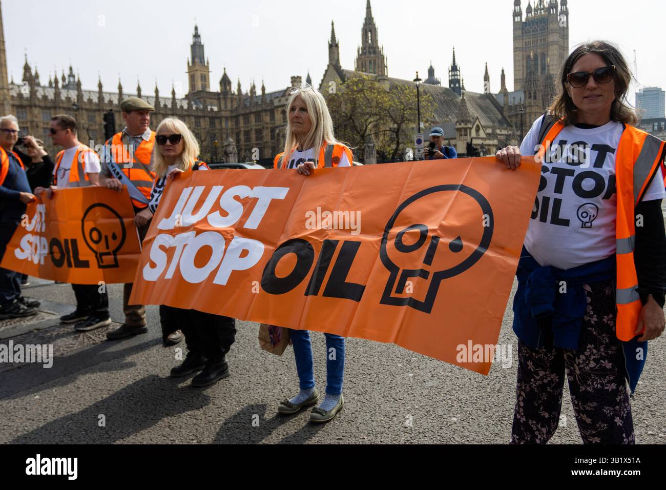 Just stop oil go on their last march in Central London, after the group ...