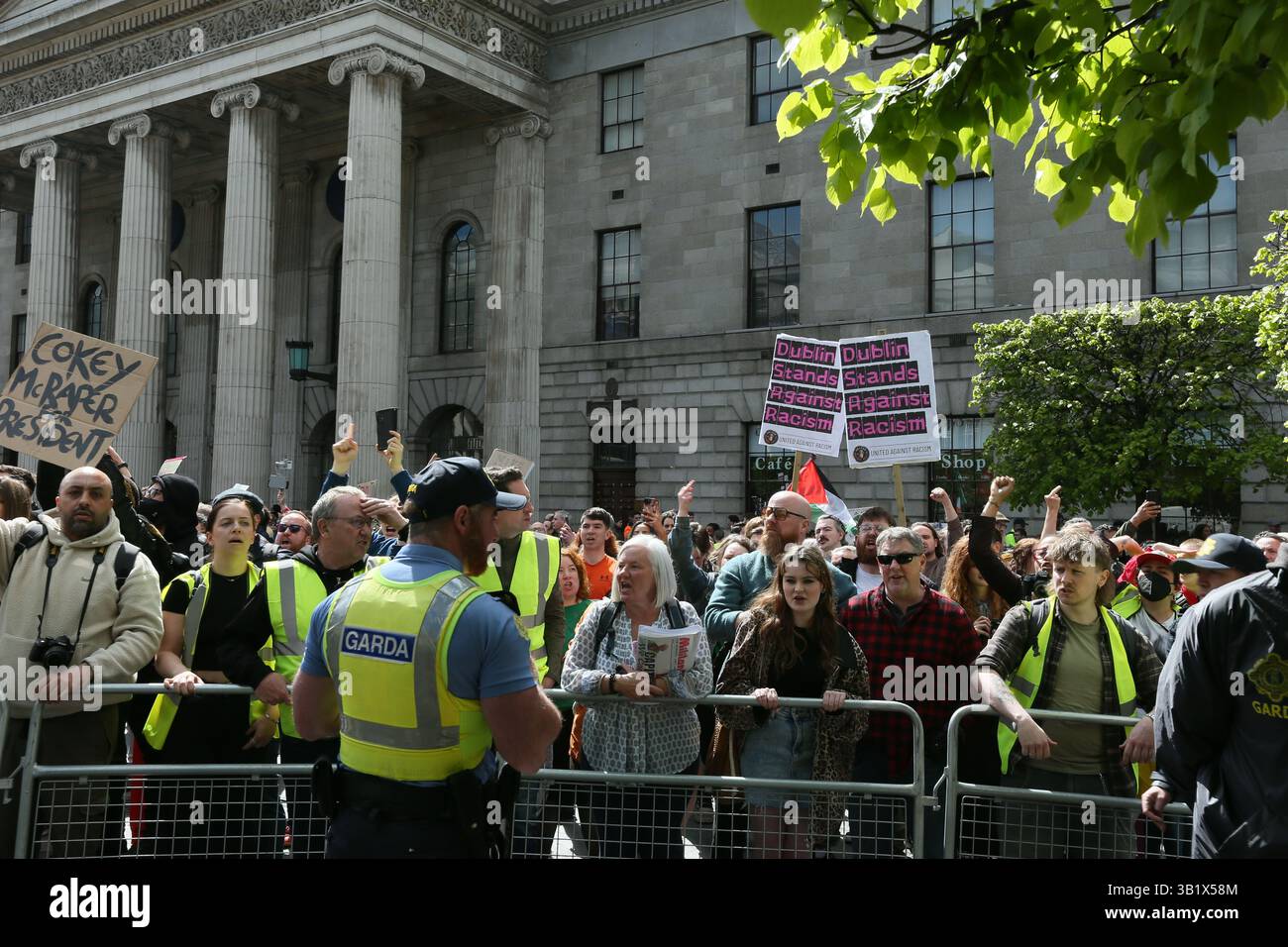 Dublin, Ireland - 26th April 2025 - Protestors during the 'United ...