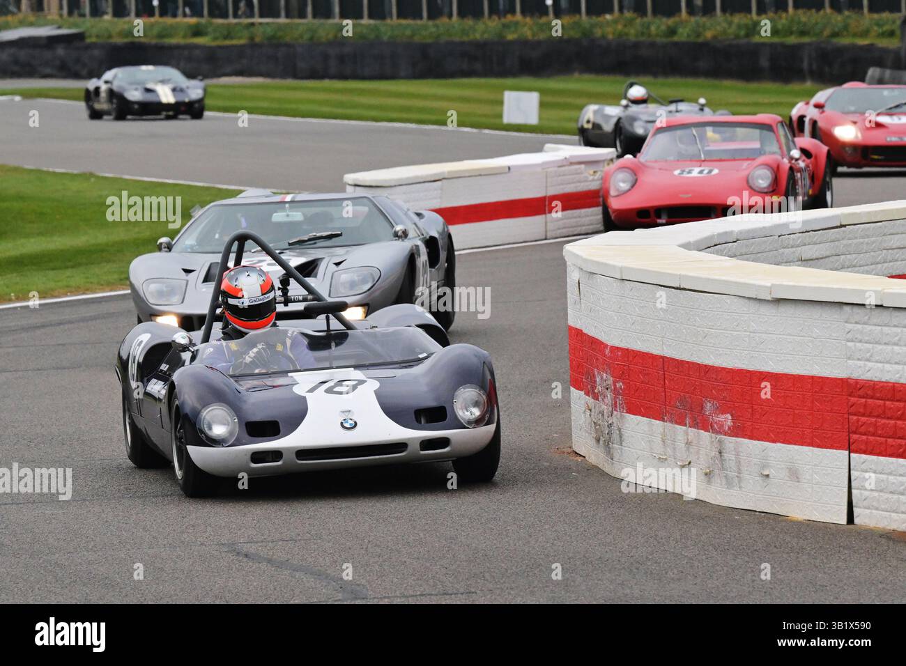 Max Bartell, Ross Drybrough, Elva-BMW Mk7S, Gurney Cup a forty five ...