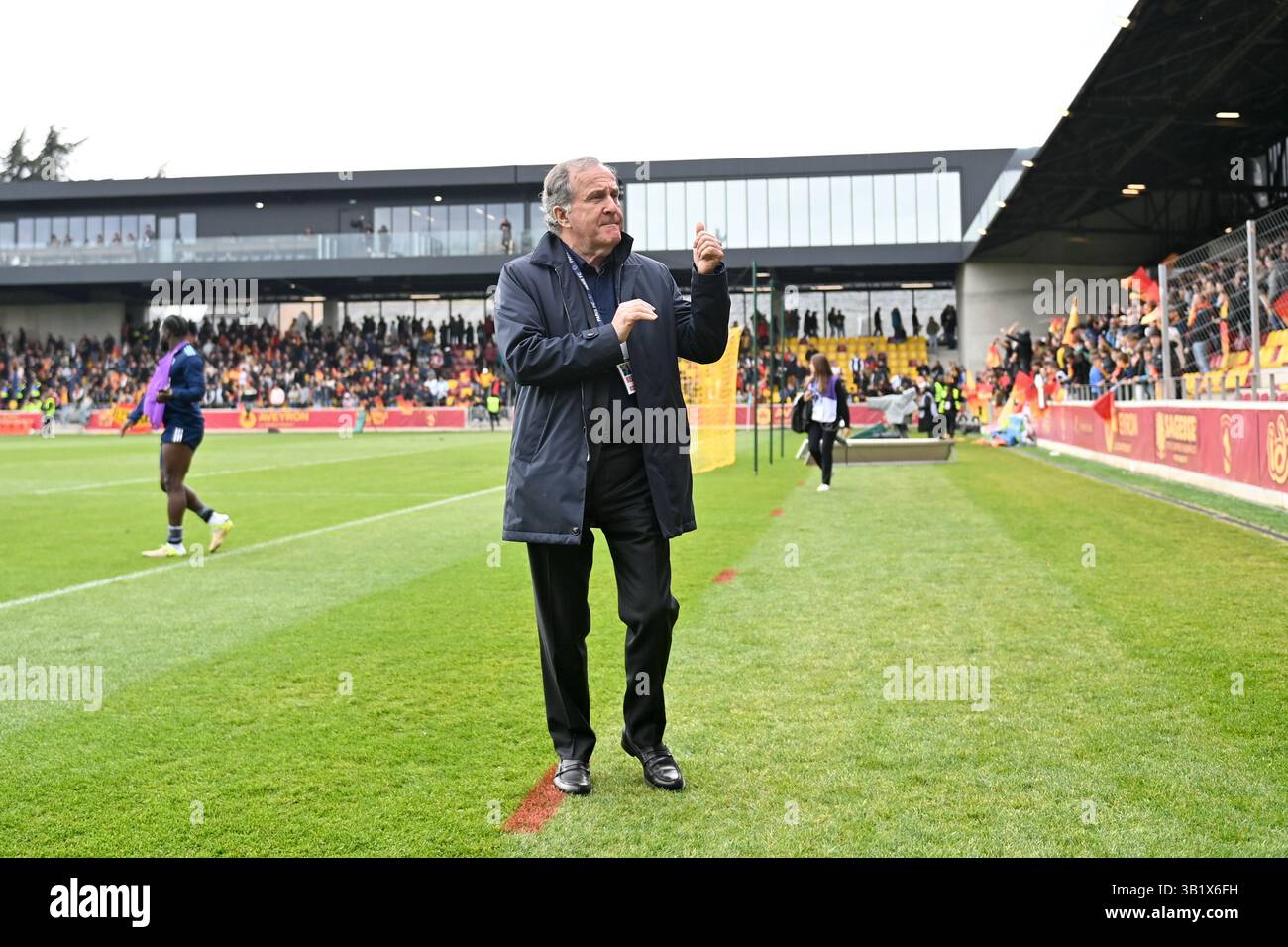 Pierre FERRACCI (President Paris Fc PFC) during the ligue 2 BKT match ...