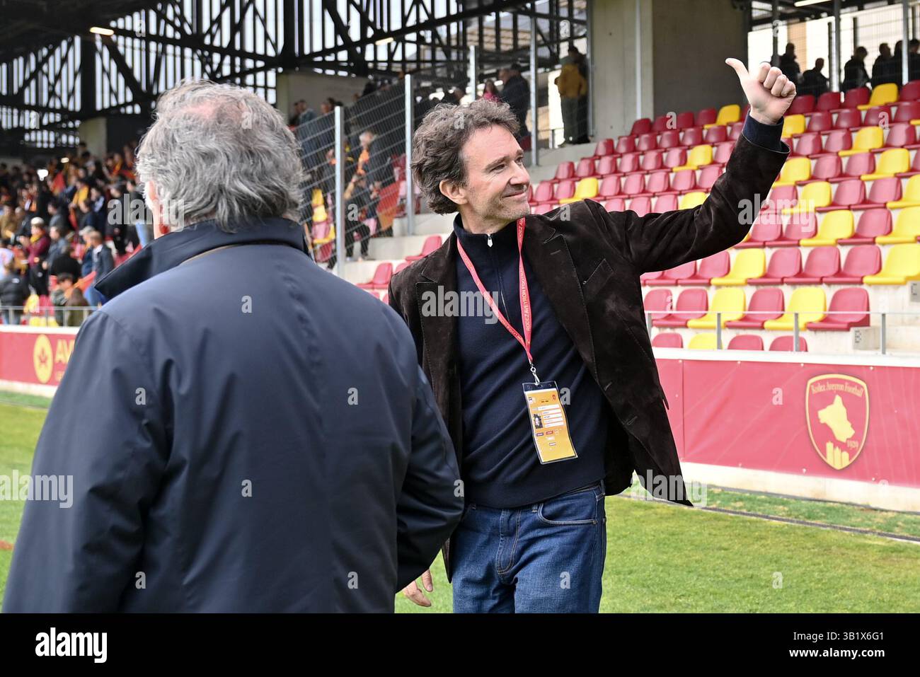 Antoine ARNAULT during the ligue 2 BKT match between Rodez and Paris FC ...