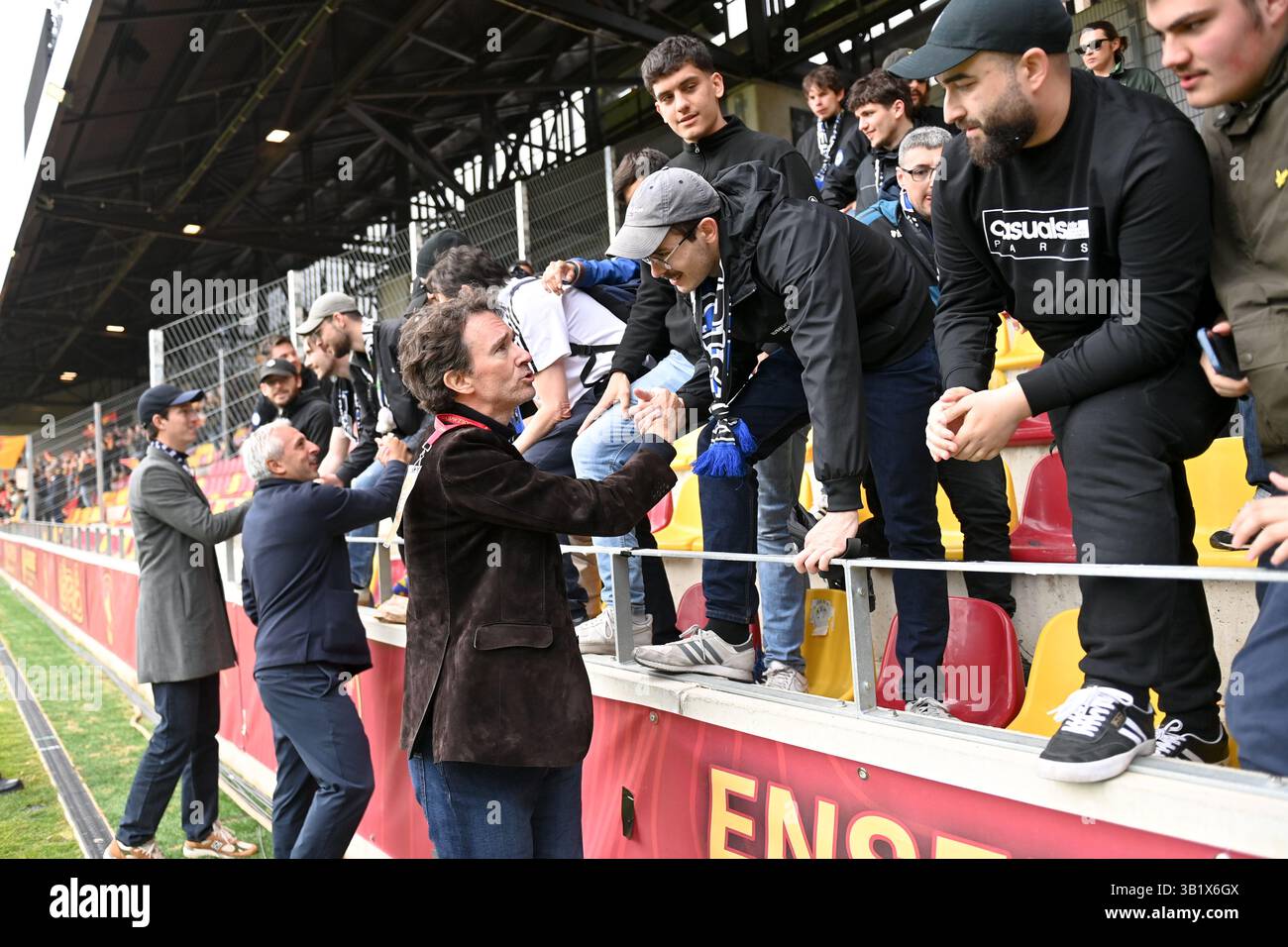 Antoine ARNAULT during the ligue 2 BKT match between Rodez and Paris FC ...