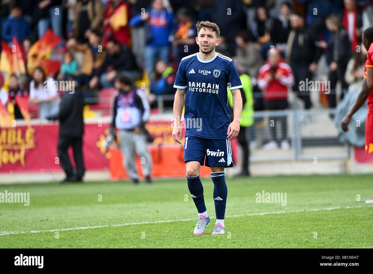 21 Maxime LOPEZ (pfc) during the ligue 2 BKT match between Rodez and Paris FC at Paul Lignon ...