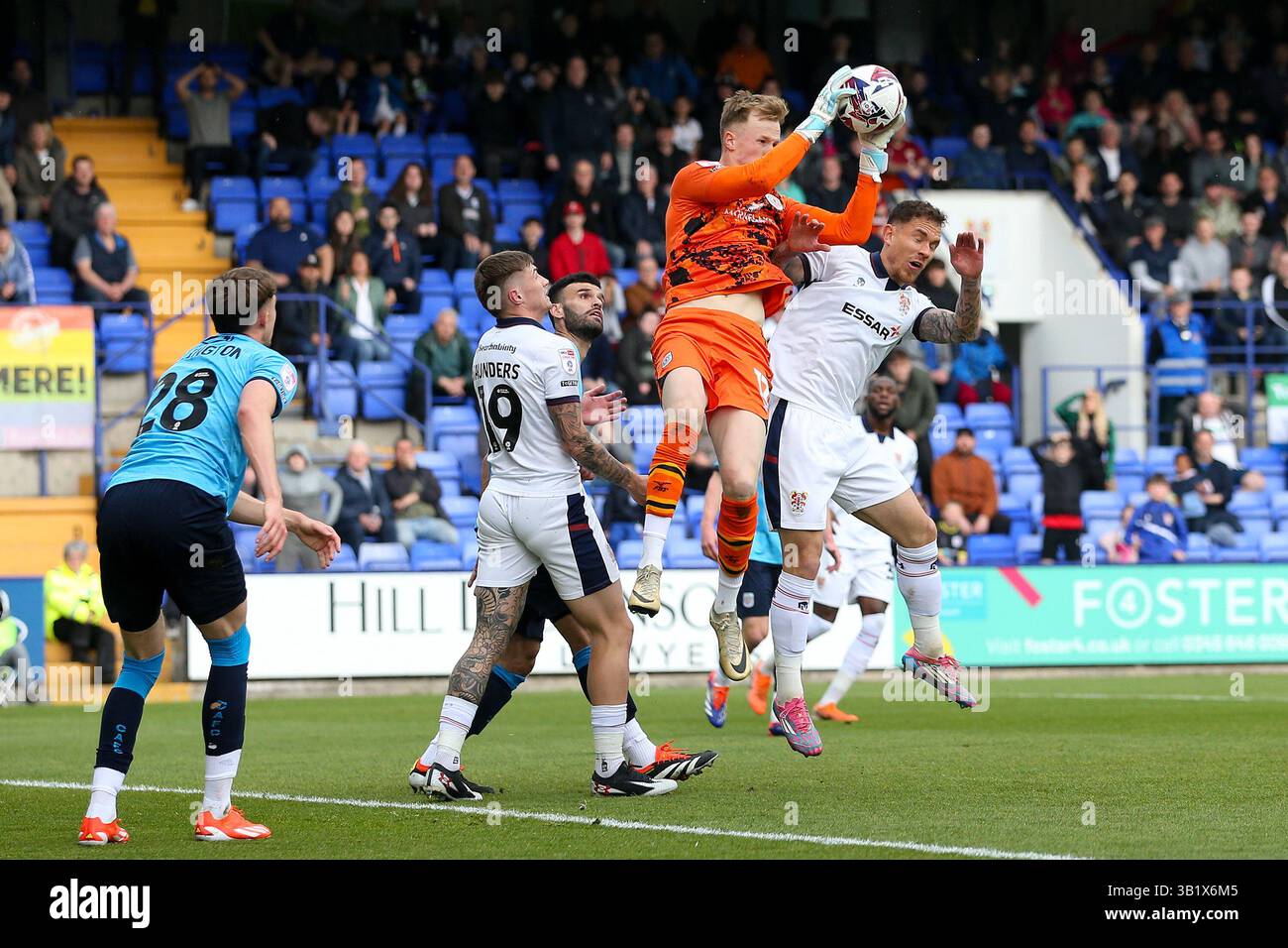 Birkenhead, UK. 26th Apr, 2025. Filip Marschall, the goalkeeper of ...