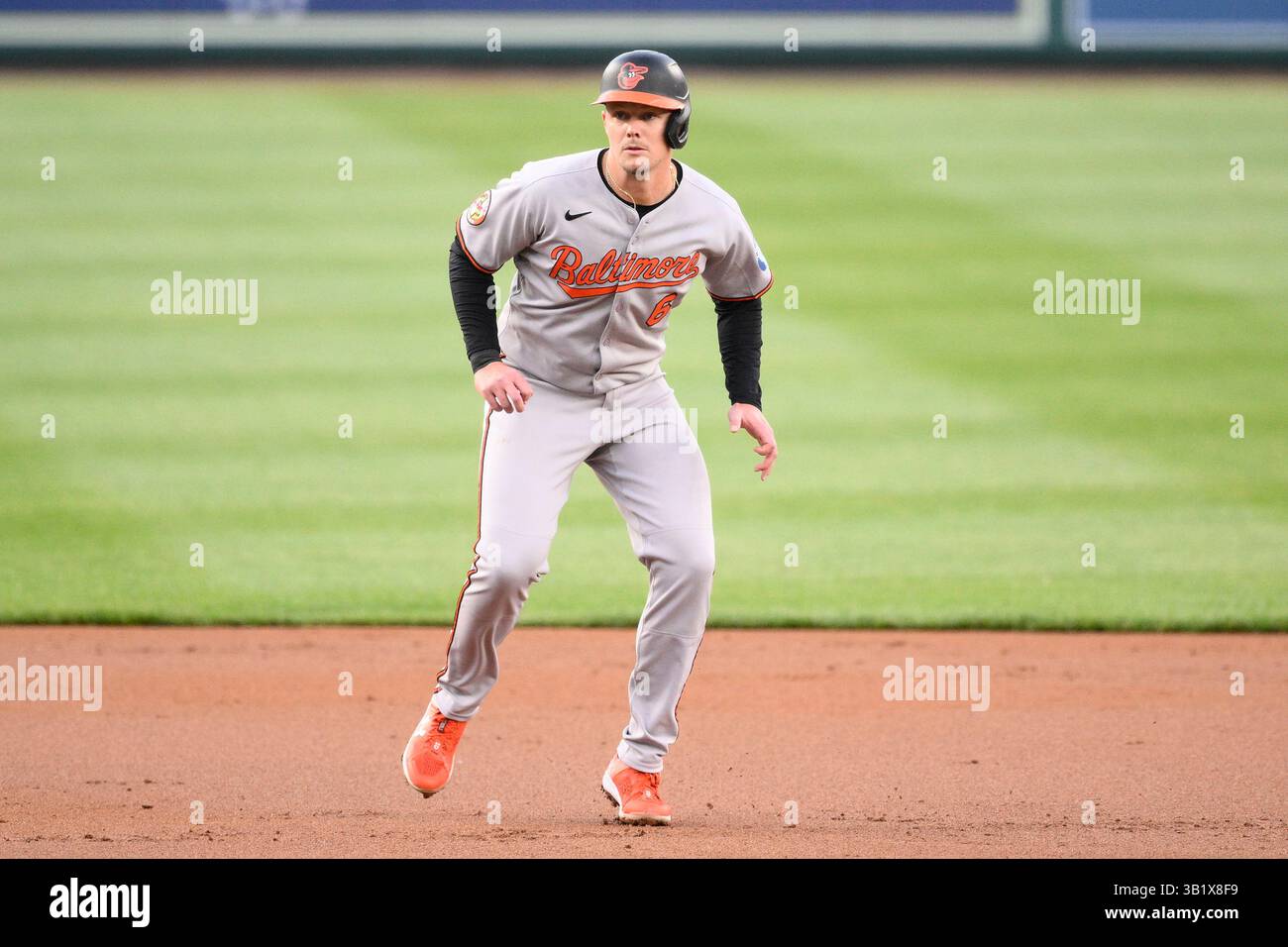 Baltimore Orioles' Ryan Mountcastle in action during a baseball game ...