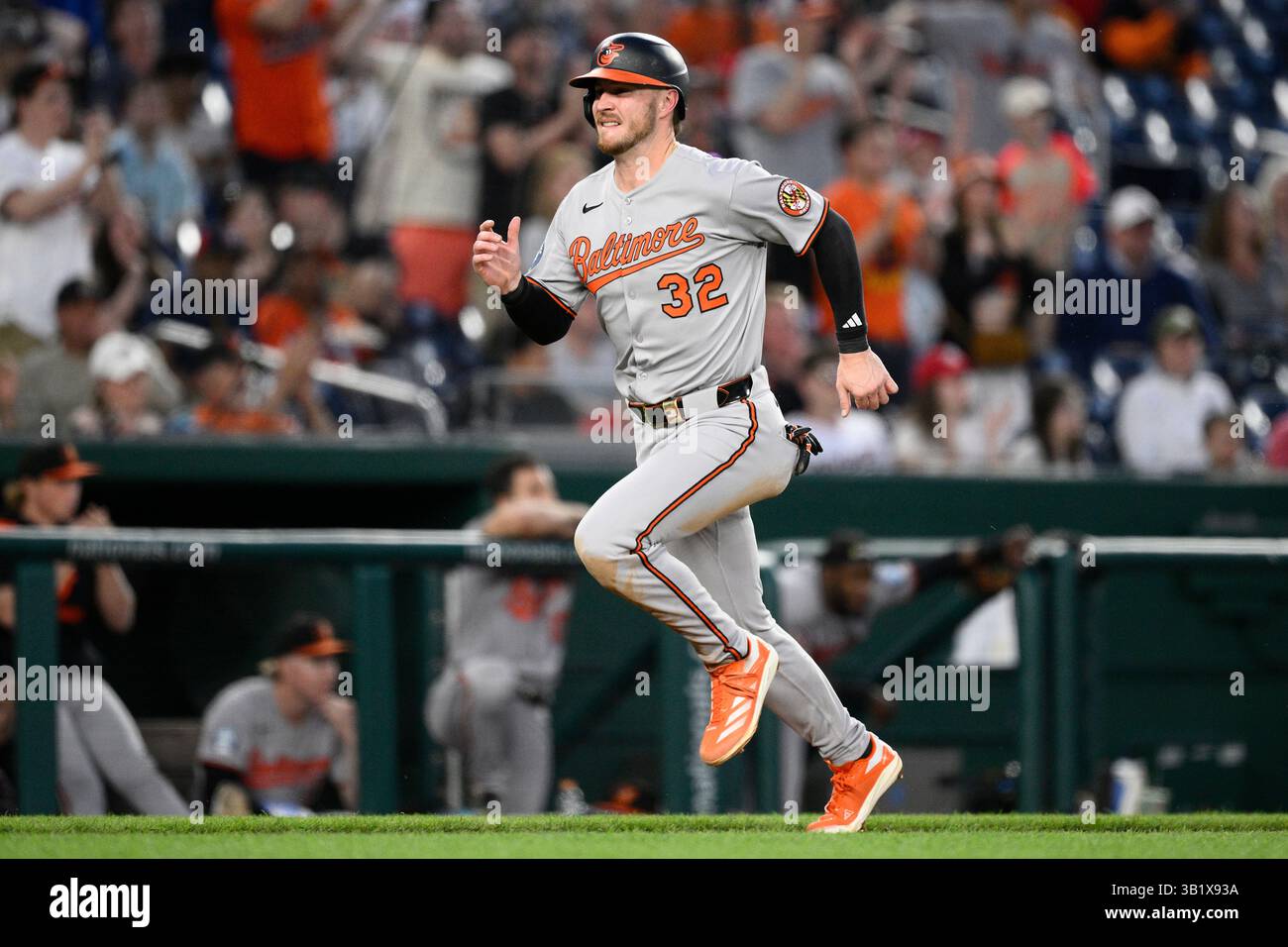 Baltimore Orioles' Ryan O'Hearn in action during a baseball game ...