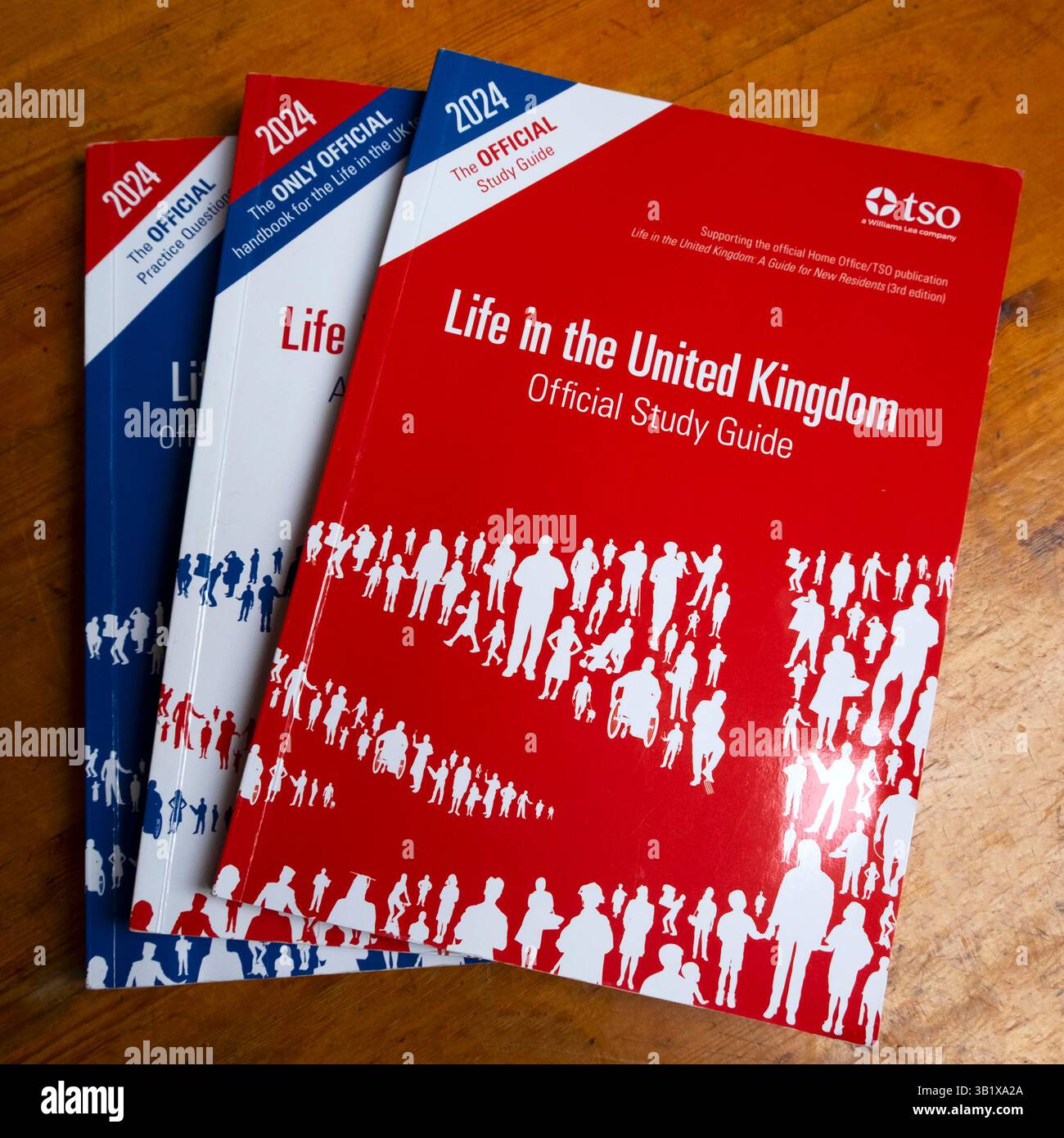 Set of three Life in the United Kingdom books with application test to ...
