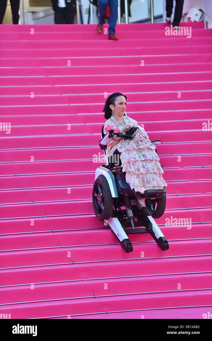 Lucie Carrasco during the 8th Canneseries International Festival on ...