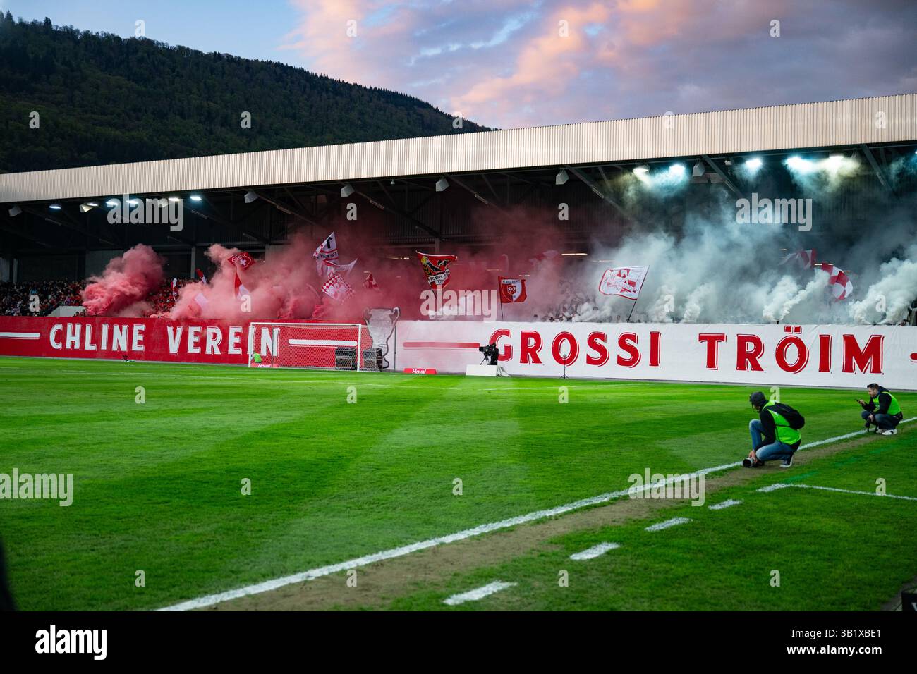 Biel, Switzerland. 26th Apr, 2025. Biel, Bern, April 26 2025: Core of ...