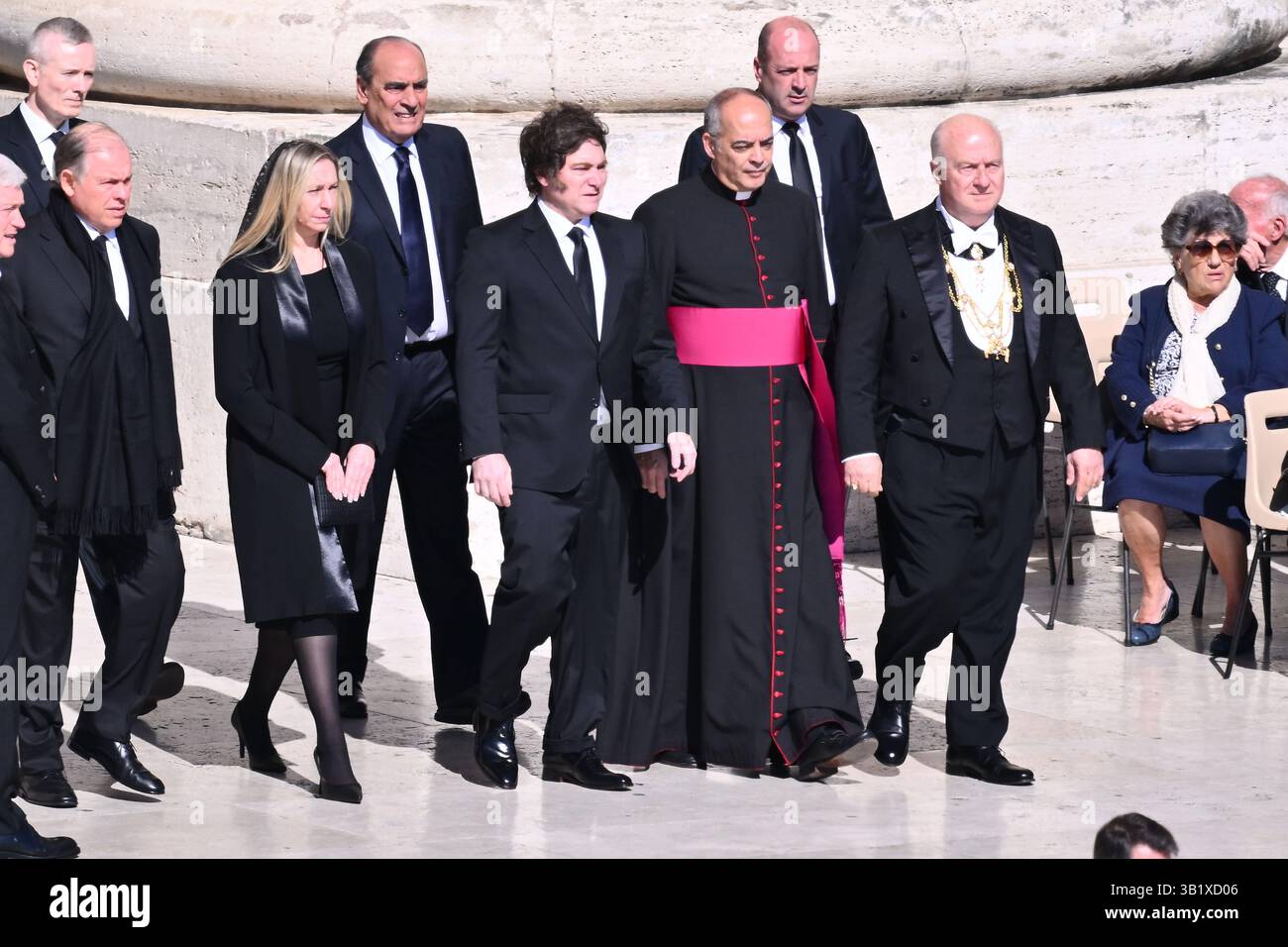 Rome, Italy. 26th Apr, 2025. Javier Milei during the Funeral Mass of ...