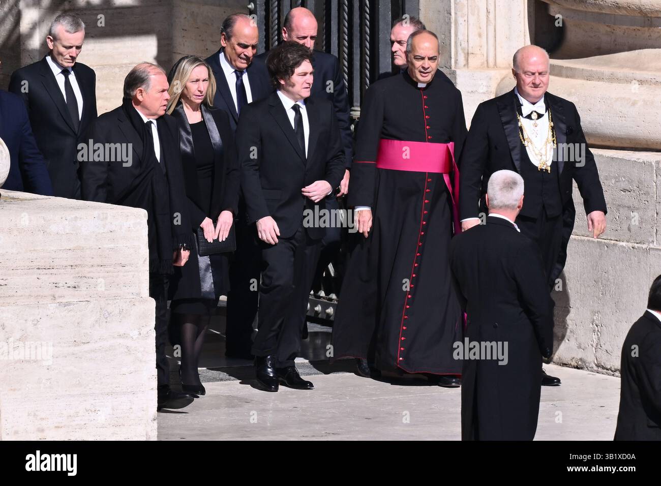 Rome, Italy. 26th Apr, 2025. Javier Milei during the Funeral Mass of ...