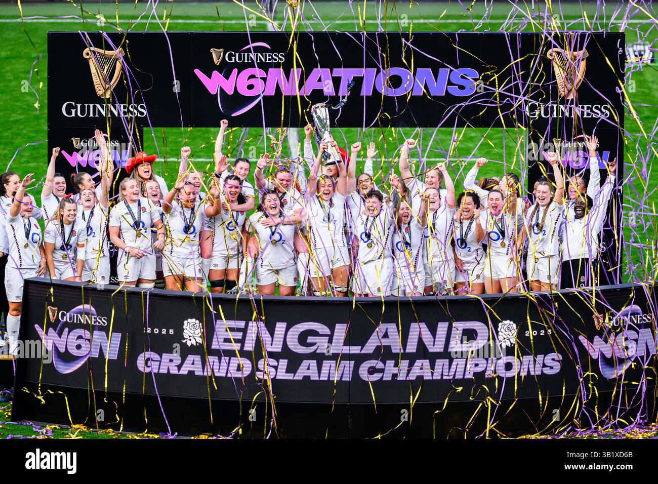 LONDON, UNITED KINGDOM. 26, Apr 25. during Guinness Women Six Nations ...