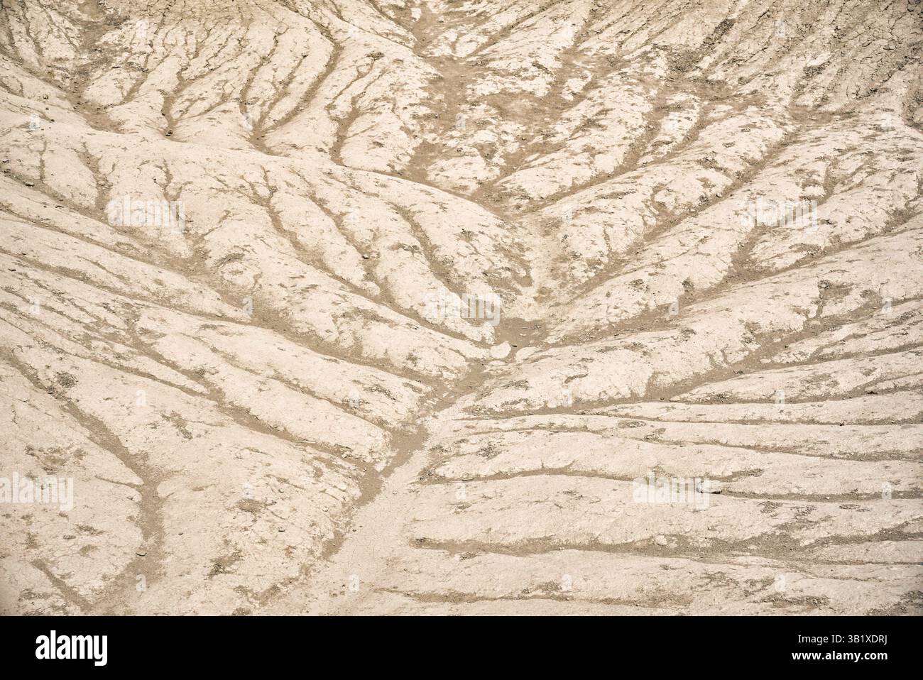 Detail of structures of eroded hills of Komolithi earth pyramids on the ...