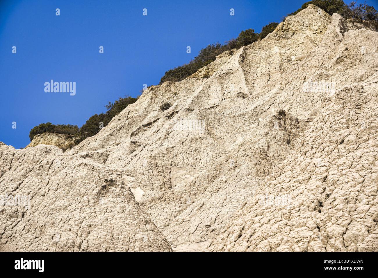 natural landscape formed by rainwater erosion depicting the earth ...