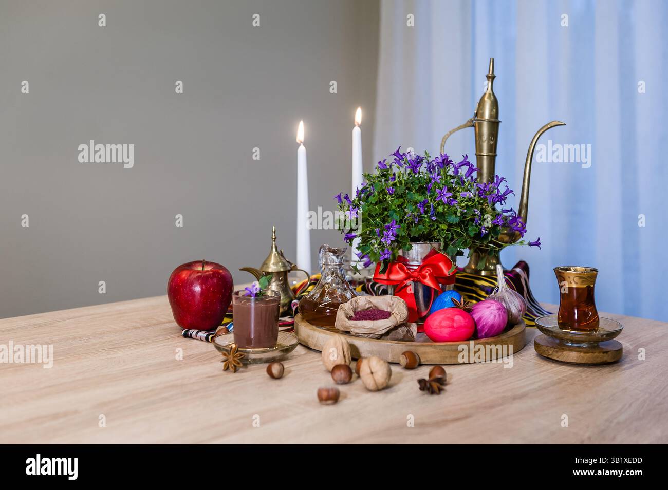 Haft Seen also spelled as Haft Sin is a tabletop arrangement of ...