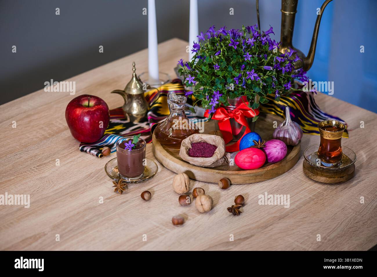 Haft Seen also spelled as Haft Sin is a tabletop arrangement of ...