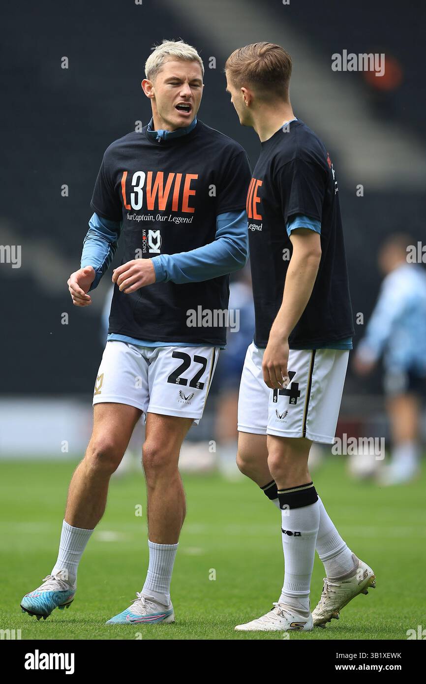 Milton Keynes Dons Forward Callum Hendry (22) & Milton Keynes Dons ...