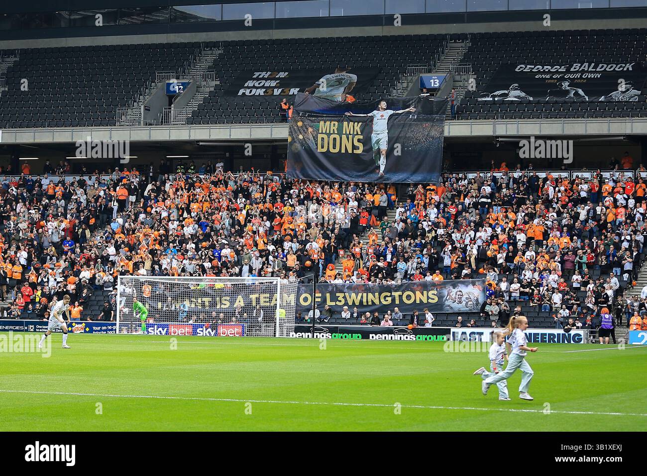 Milton Keynes Dons Fans during the EFL League 2 match between Milton ...
