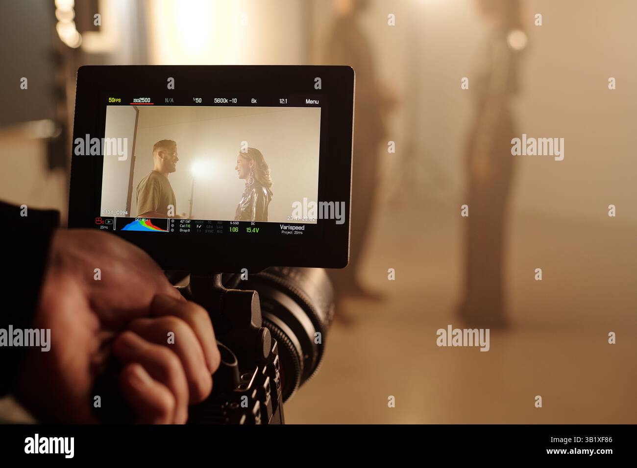 Backstage Filming Production Stock Photo - Alamy