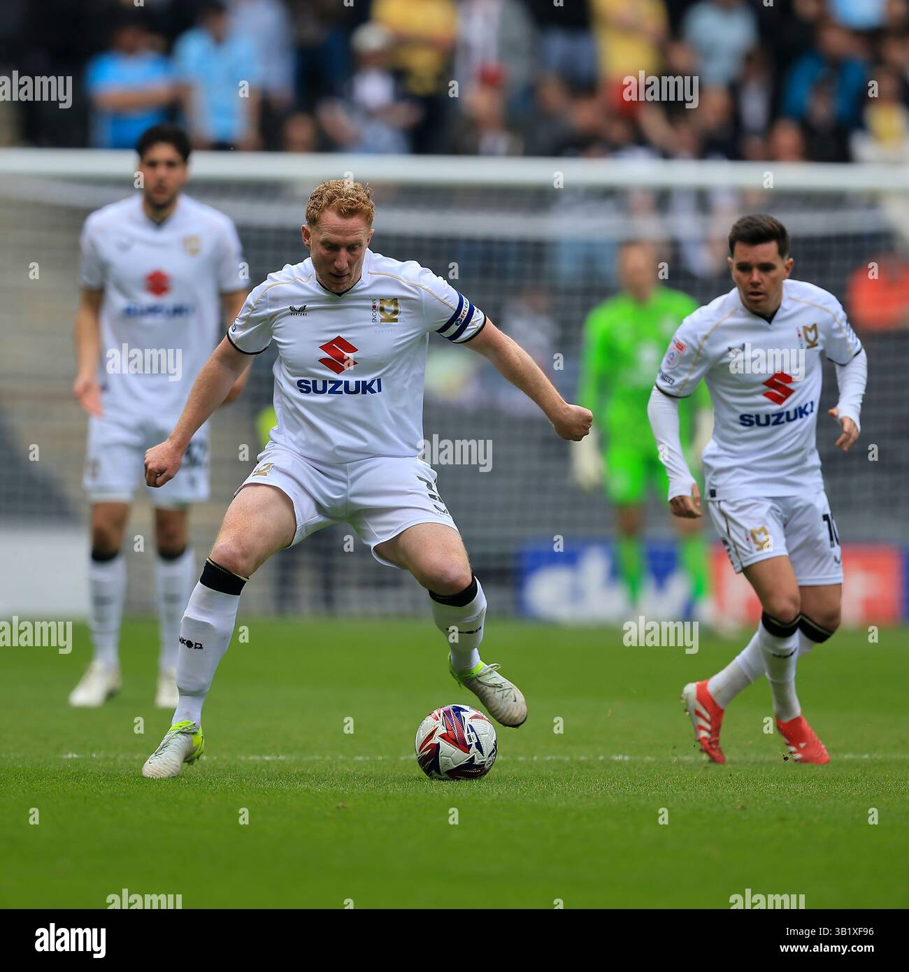 Milton Keynes Dons Defender Dean Lewington (3) during the EFL League 2 ...