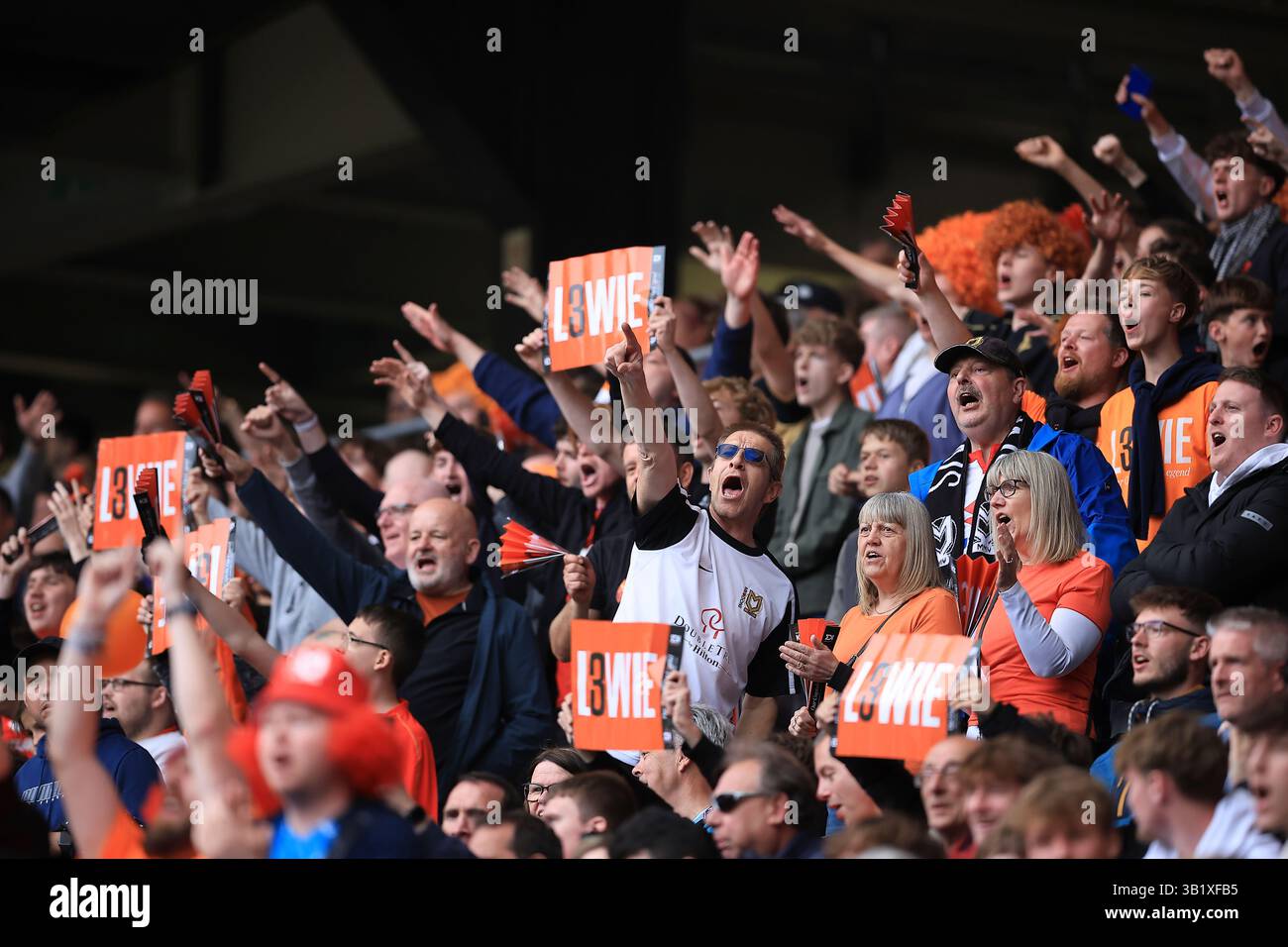 Milton Keynes Dons Fans during the EFL League 2 match between Milton ...
