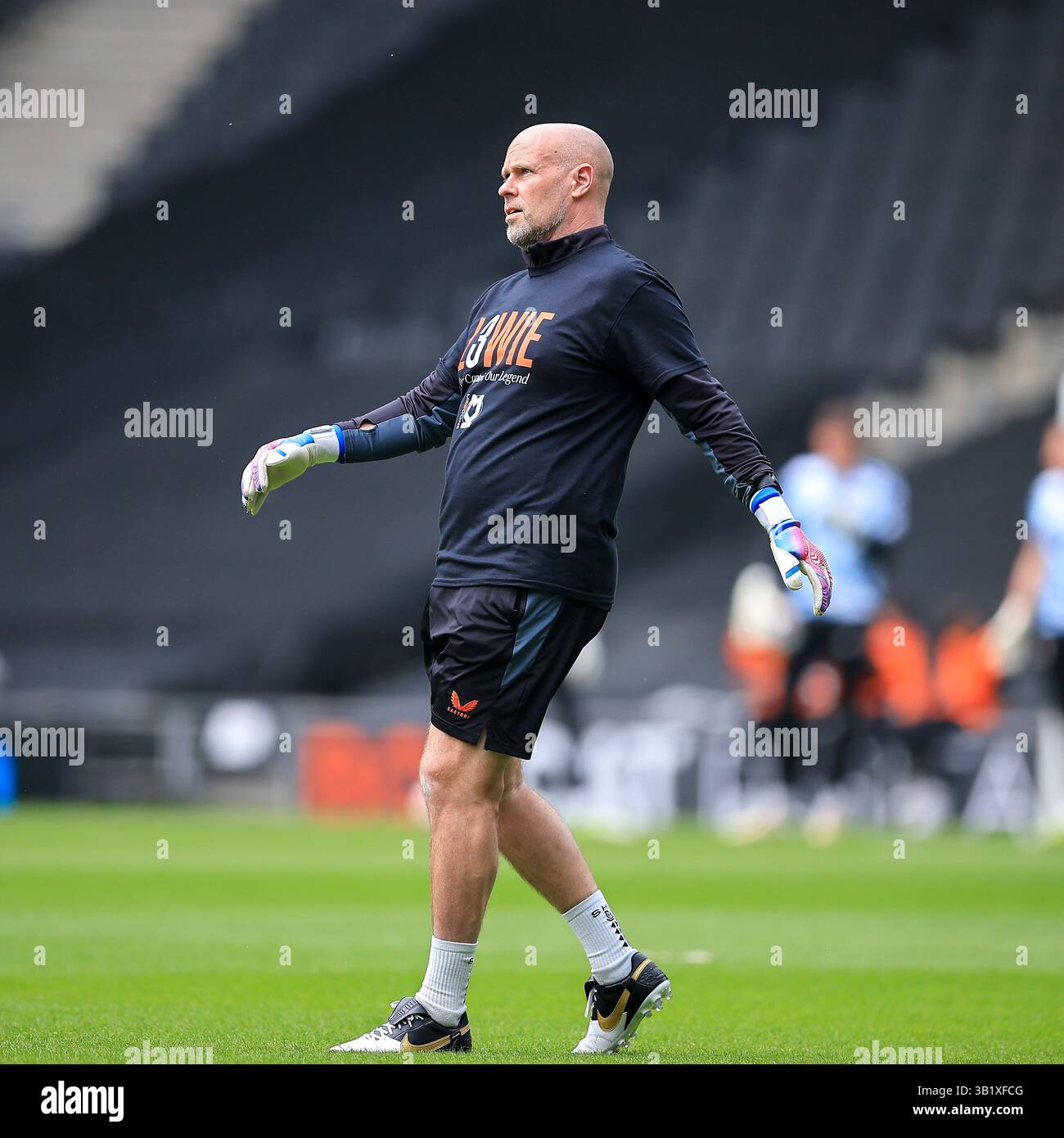 during the EFL League 2 match between Milton Keynes Dons and Grimsby ...
