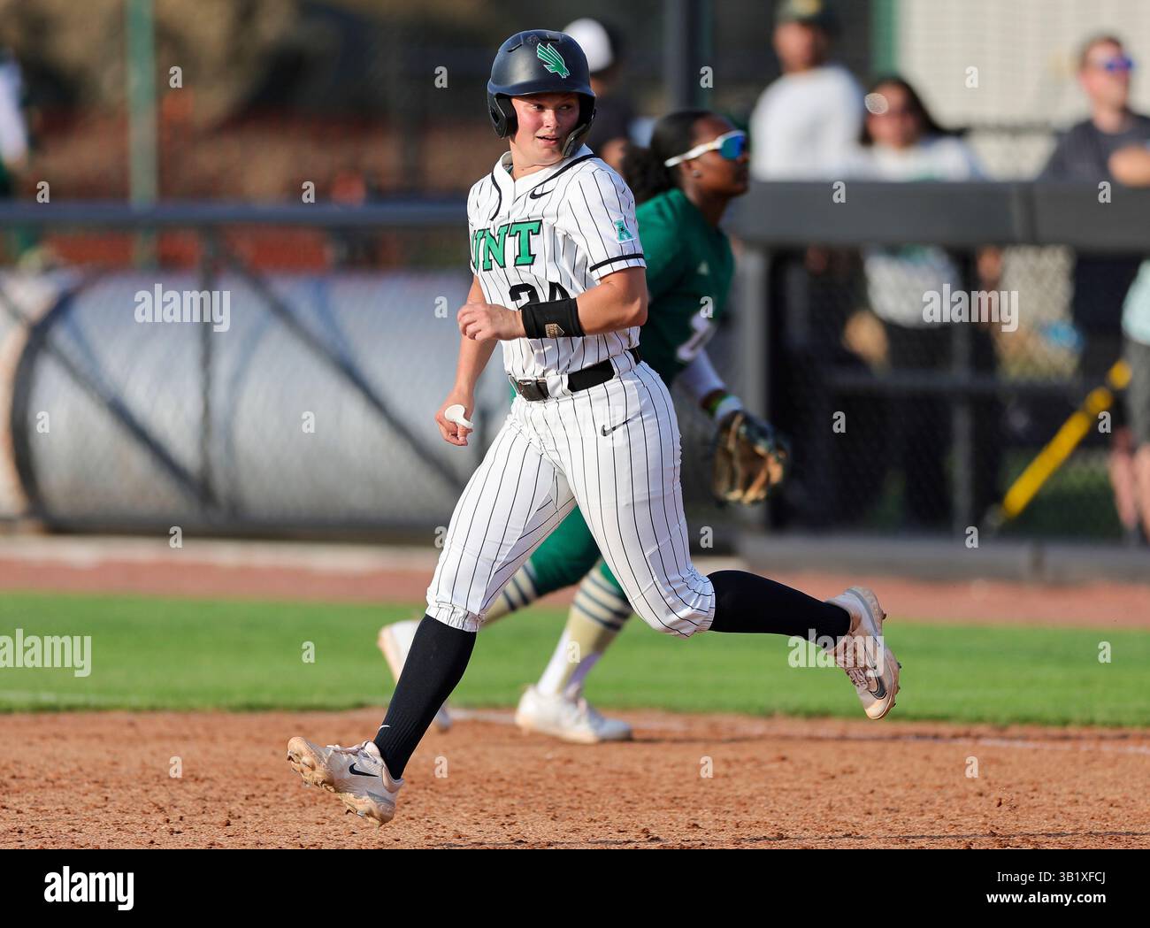 April 25 ,2025: University of North Texas Tatum Sparks (24) runs to ...