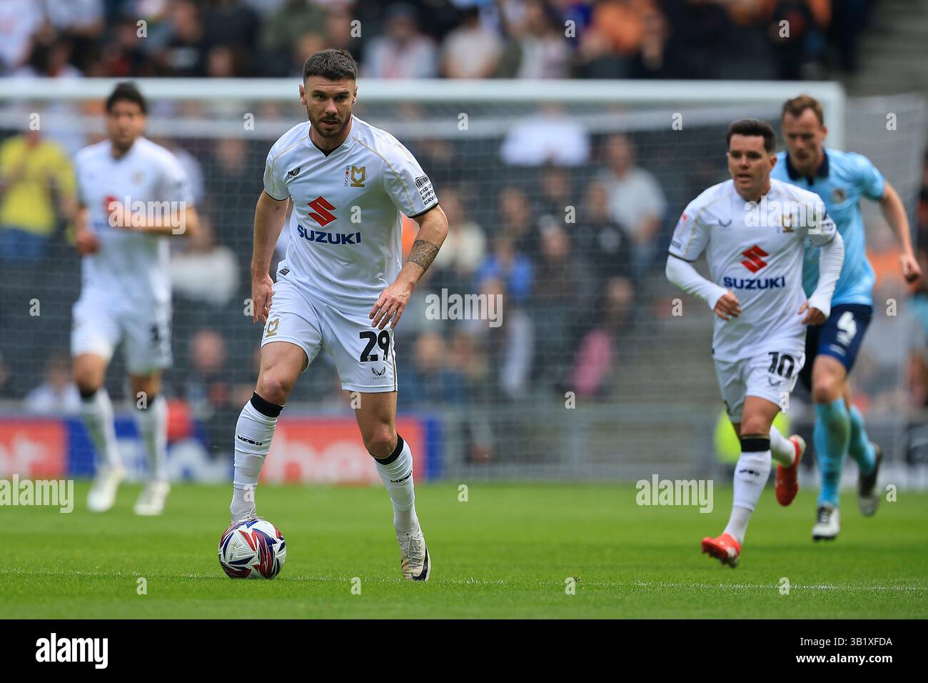 Milton Keynes Dons Forward Scott Hogan (29) during the EFL League 2 ...